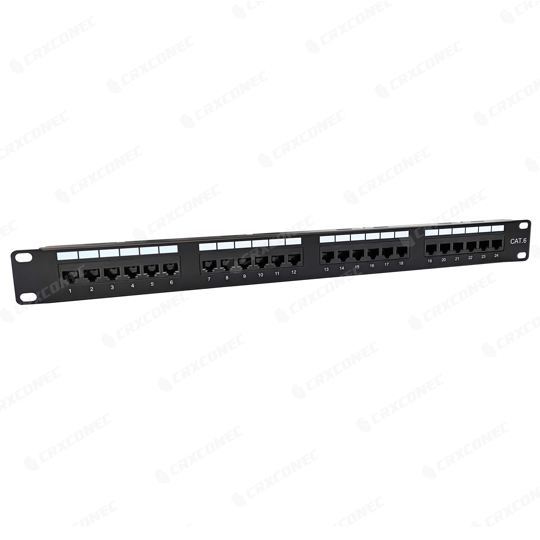 Component Level Cat.6 UTP 180° 1U 24 Port Punch Down Panel With Support ...