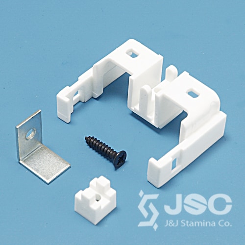 Cord drive runner -2 hole type with clip piece, metal and screw ...