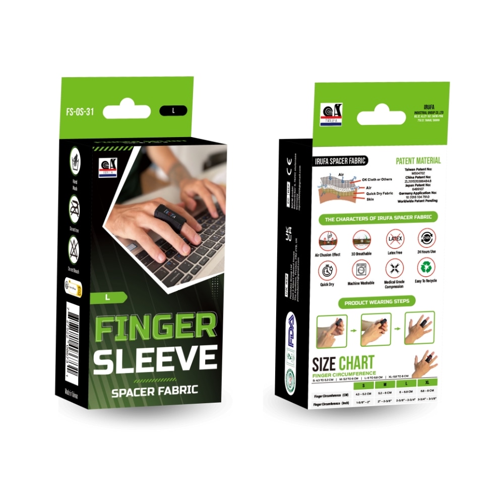 Straighten and Relieve Arthritis Finger with Finger Compression Sleeve ...