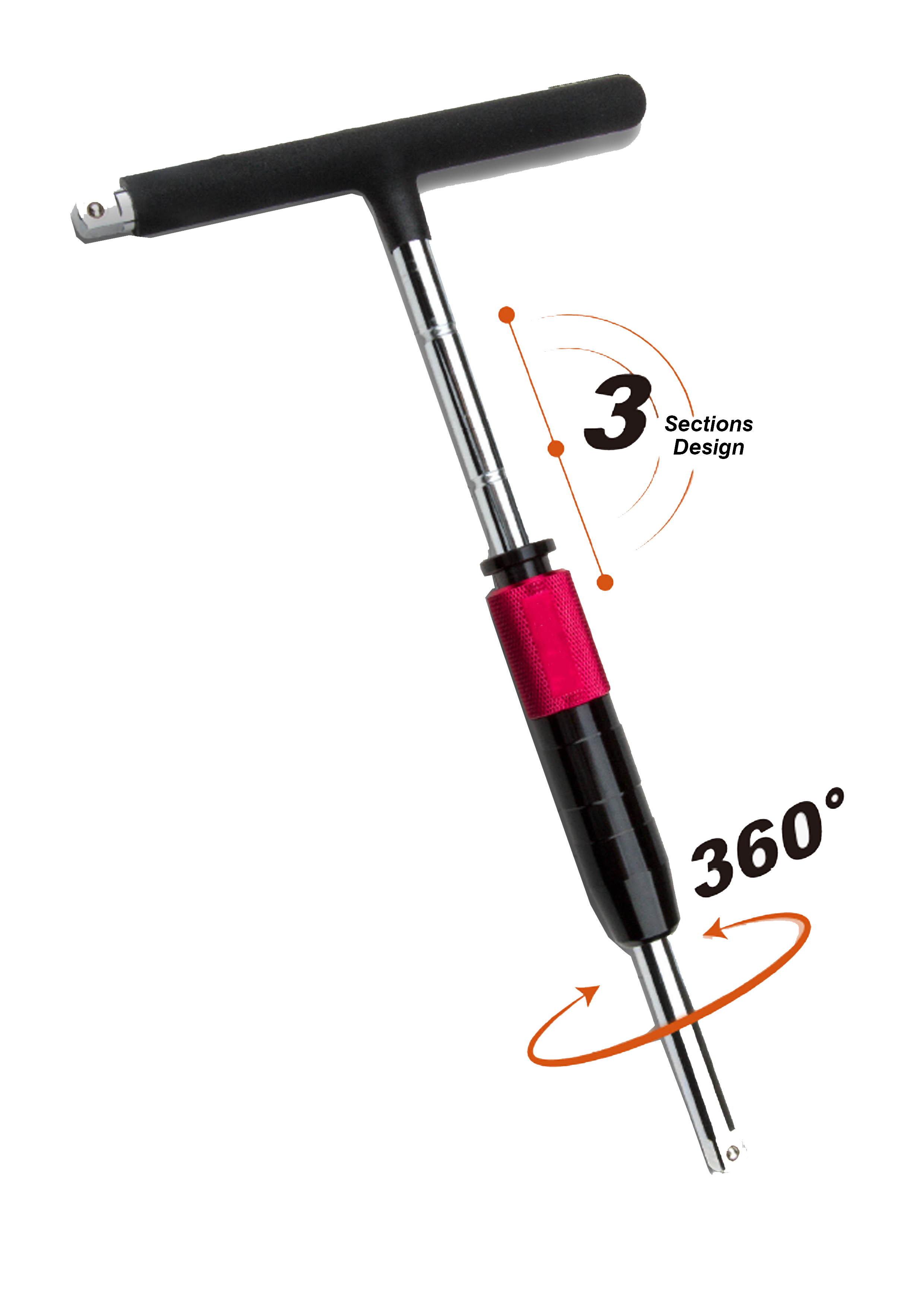 3/8" Double-end Quick Swivel T-Handle Wrench | Taiwantrade.com