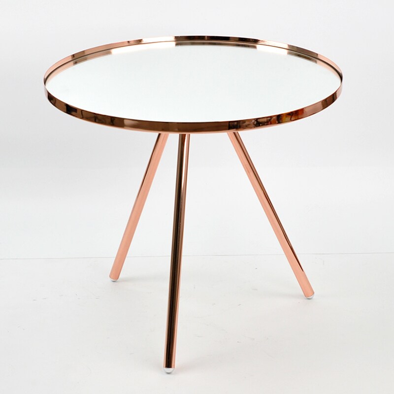 3-Feet Round Shape Golden Coffee Table | Taiwantrade