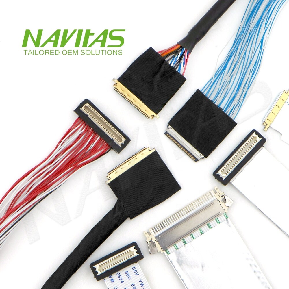Custom FFC LVDS Cable Types I-Pex Hirose JAE Cable Assembly | Taiwantrade