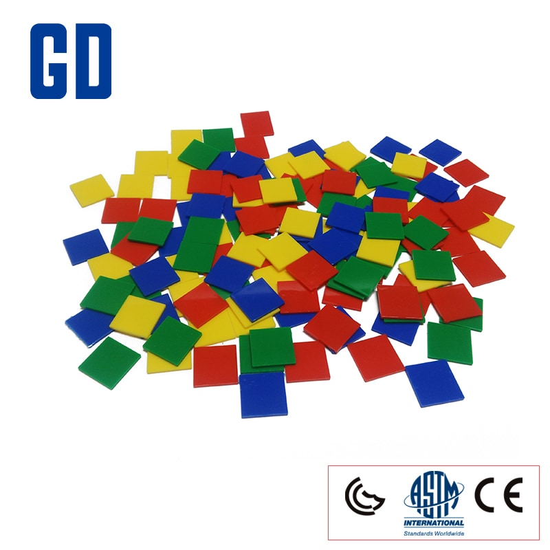 1000 pcs Color Square Tiles | Taiwantrade