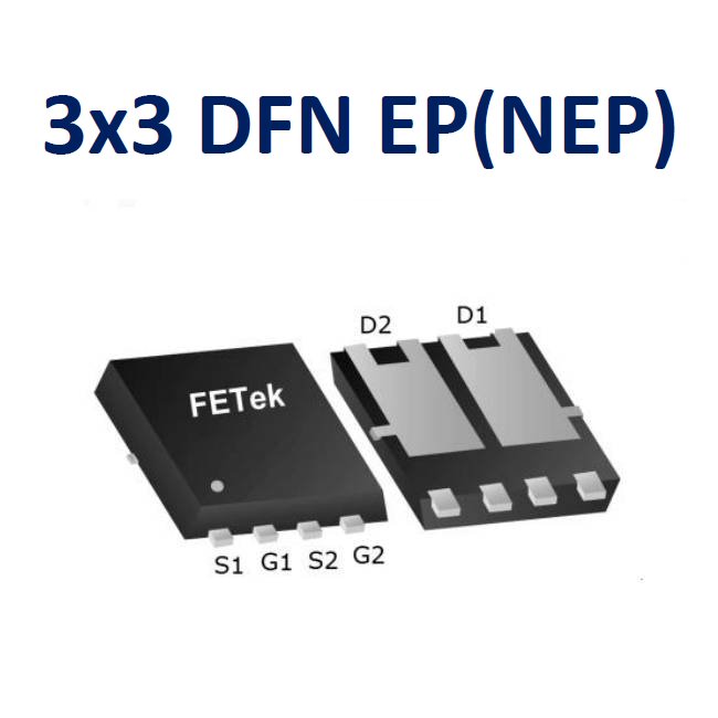 MOSFET 3x3 DFN EP(NEP) Dual N | Taiwantrade