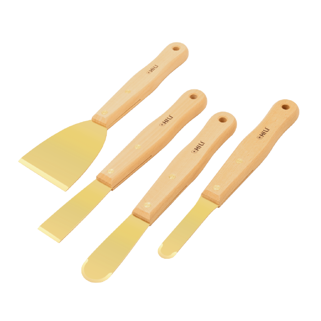 Brass Scraper With Wood Handle | Taiwantrade