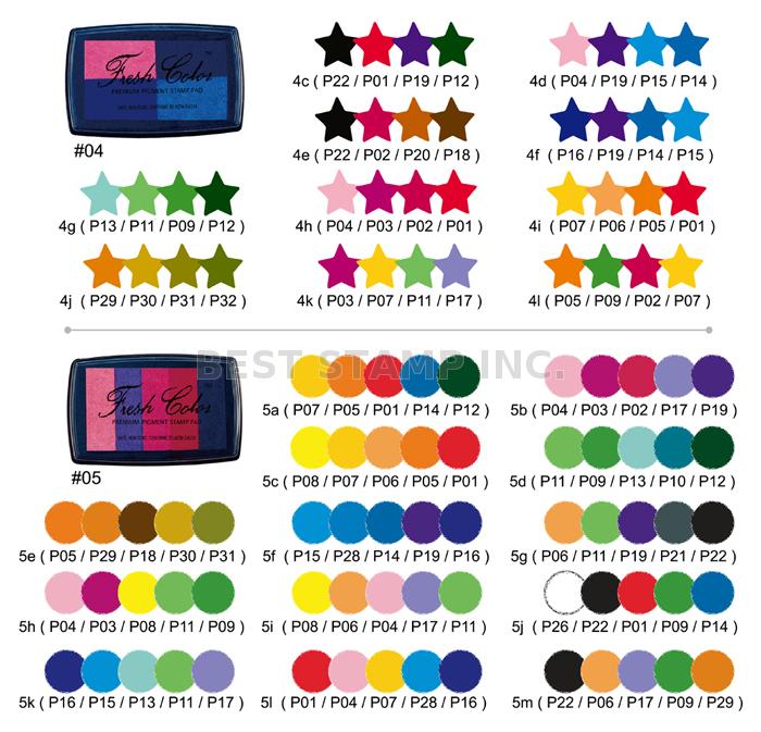 Fresh Color Best Stamp Pad | BEST STAMP INC.
