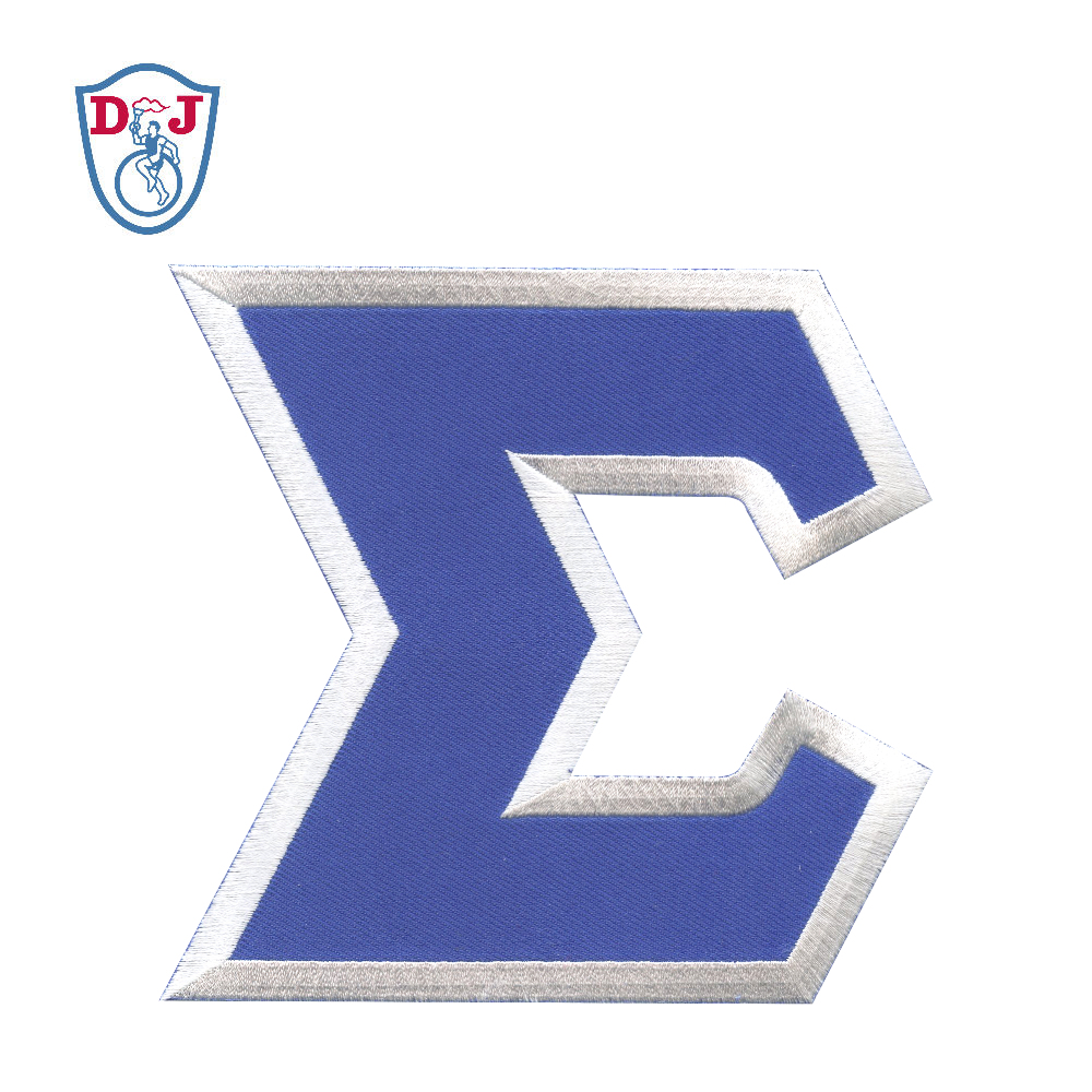 Custom Greek Letter Patch - Sigma (blue) | Taiwantrade