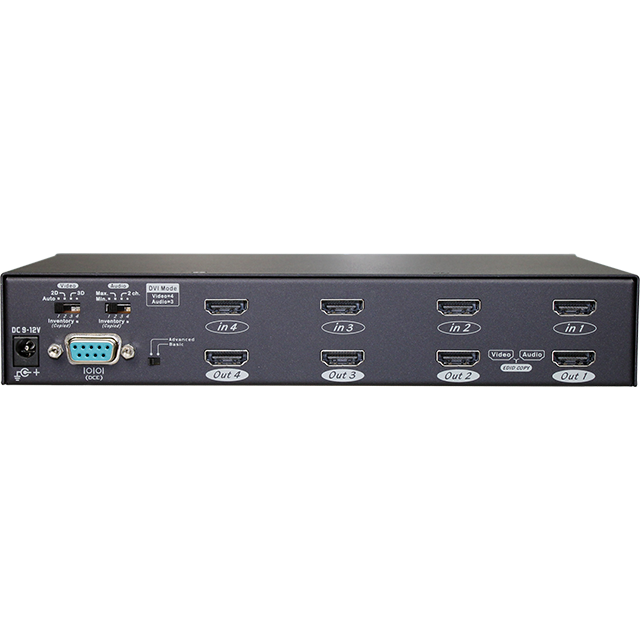 4x4 HDMI Video Matrix With IR Remote Control And EDID, XM-44 | Taiwantrade