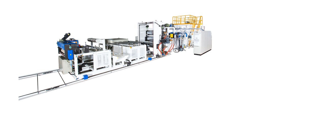 LDPE Sheet Extrusion Line, Machinery, Plastic Extrusion Machine ...