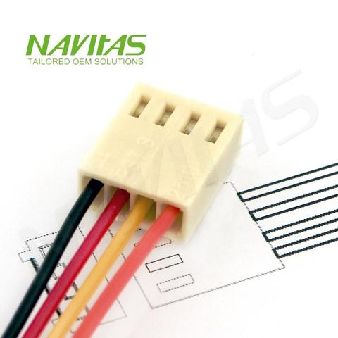Molex 2510 4 pin 2.54mm Pitch Powering Cable Assembly | Taiwantrade.com
