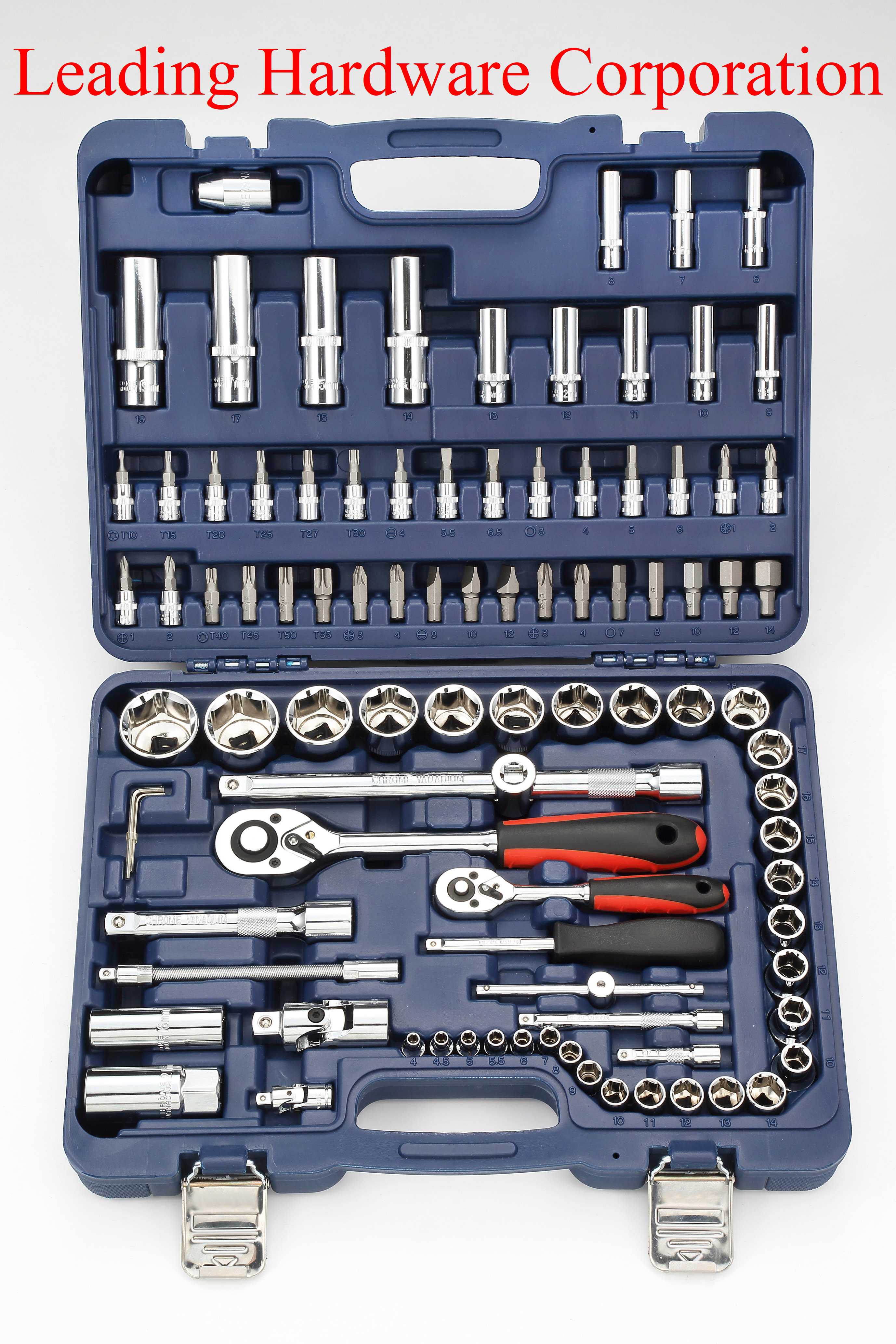 94pcs 1/4" & 1/2" Drive. Metric Deep Socket Wrench Sets, Socket Bit ...
