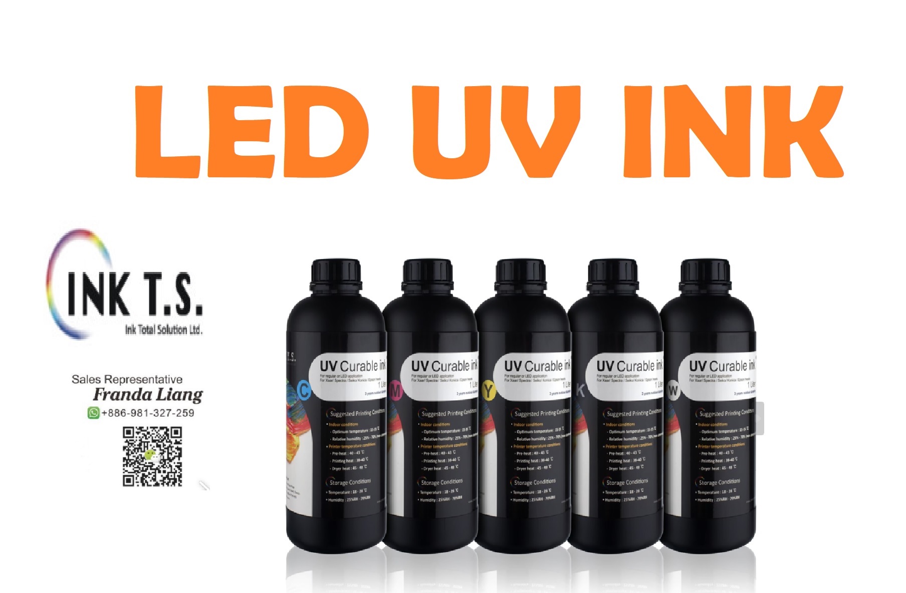 INK TS LED UV CURABLE INK | Taiwantrade.com