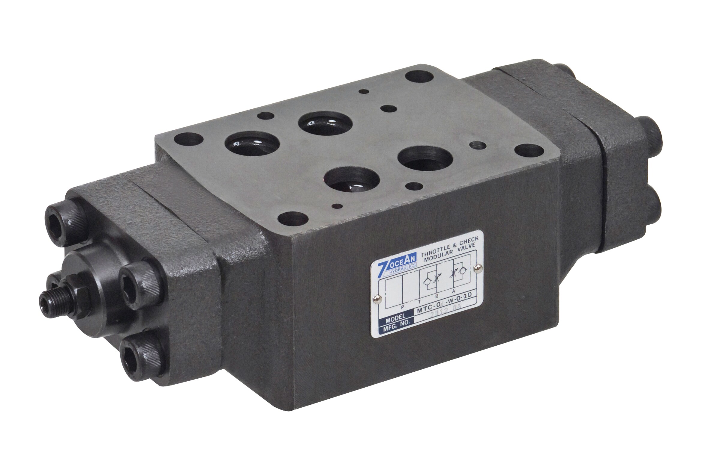 NG16 Throttle Check Modular Valve 320 Bar 300 LPM Port A and/or B ...