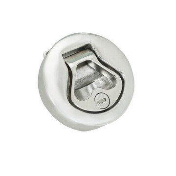 Stainless Steel Flush Slam Latch Push-to-Close Latch With Lock ...