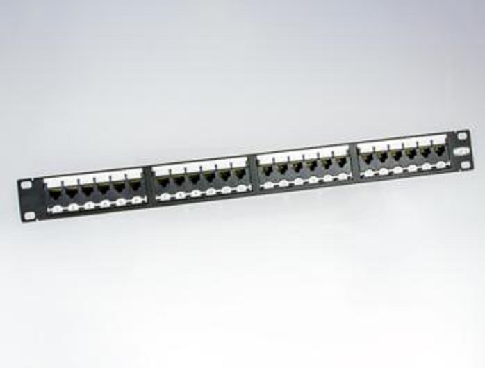Cat 6 1U 24 Port RJ45 Unshielded Modular Patch Panel | Taiwantrade.com