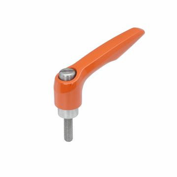 Zinc Alloy Adjustable Hand Levers Stainless Steel Bolt Orange | Taiwantrade
