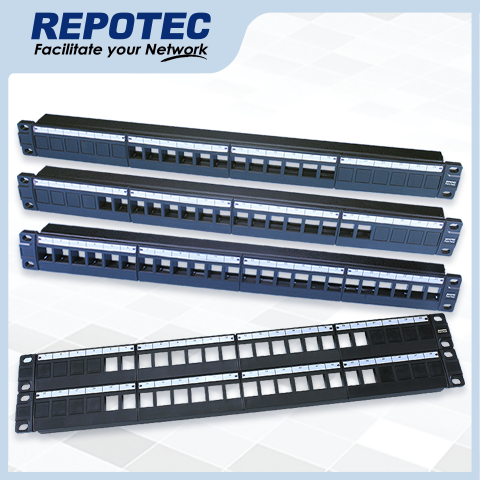 19" Modular Patch Panel | REPOTEC CO., LTD.