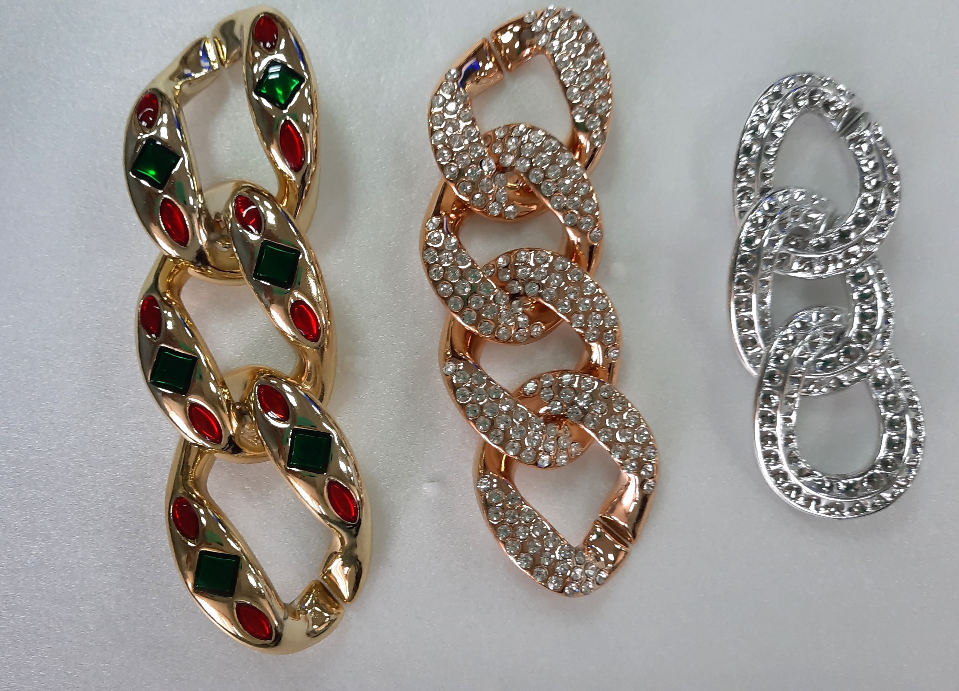 Gold and Silver Chains for bags , garments, hat, DIY ornaments ...