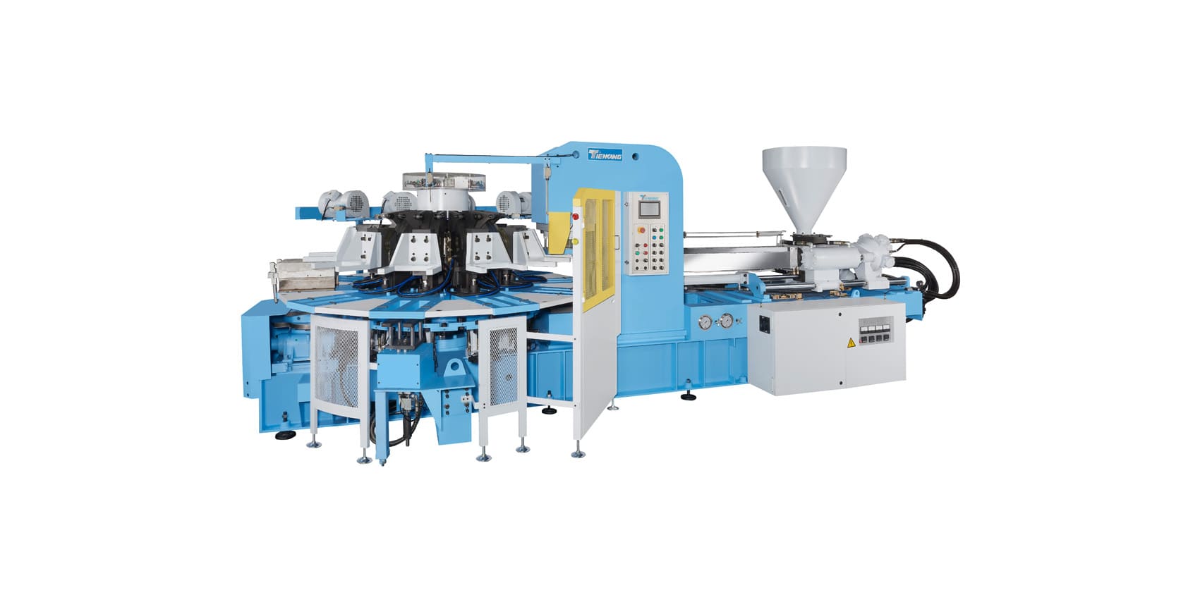 Automatic Rotary Plastic Shoe Direct Injection Molding Machine ...