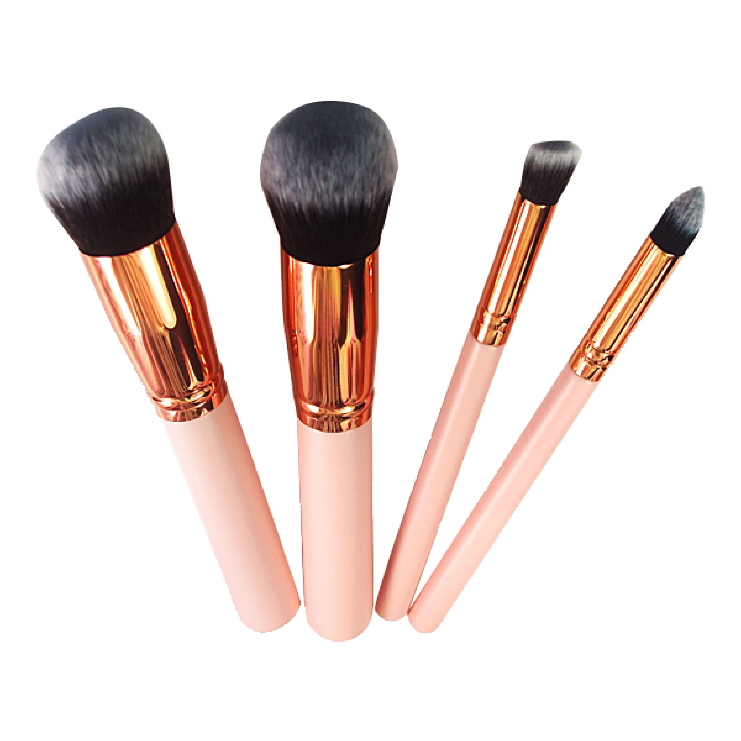 Mini portable 4pcs makeup brush set for travel | Taiwantrade.com