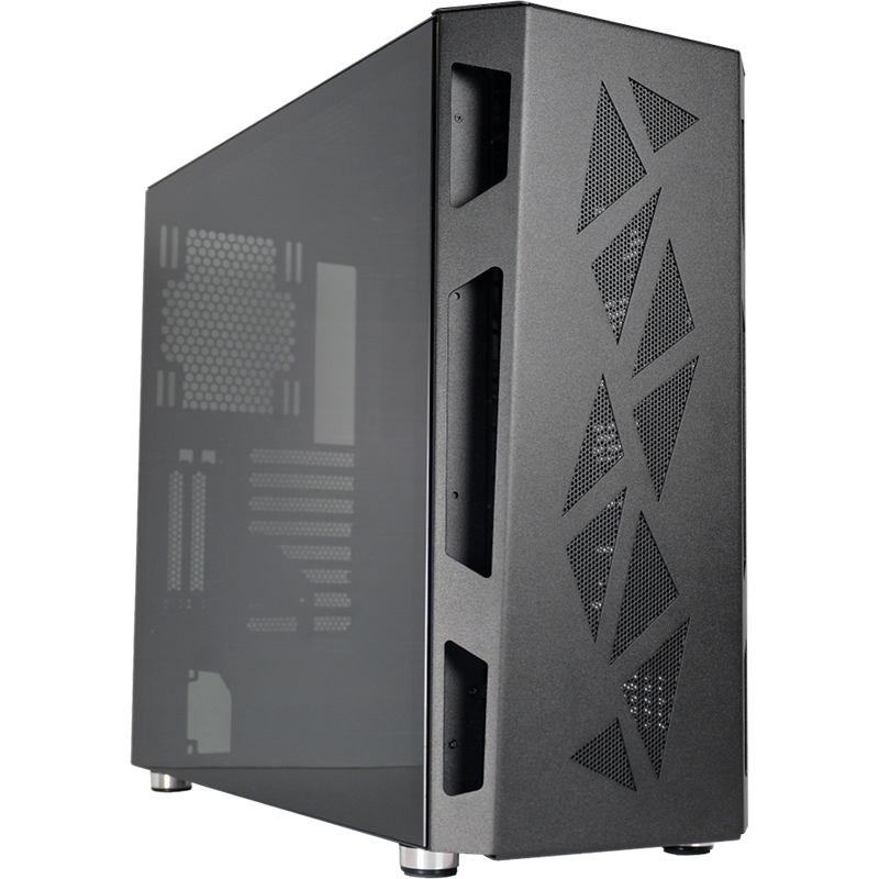 7GA Series Full Tower PC Case with Stylish Cooling Openings for Gaming ...