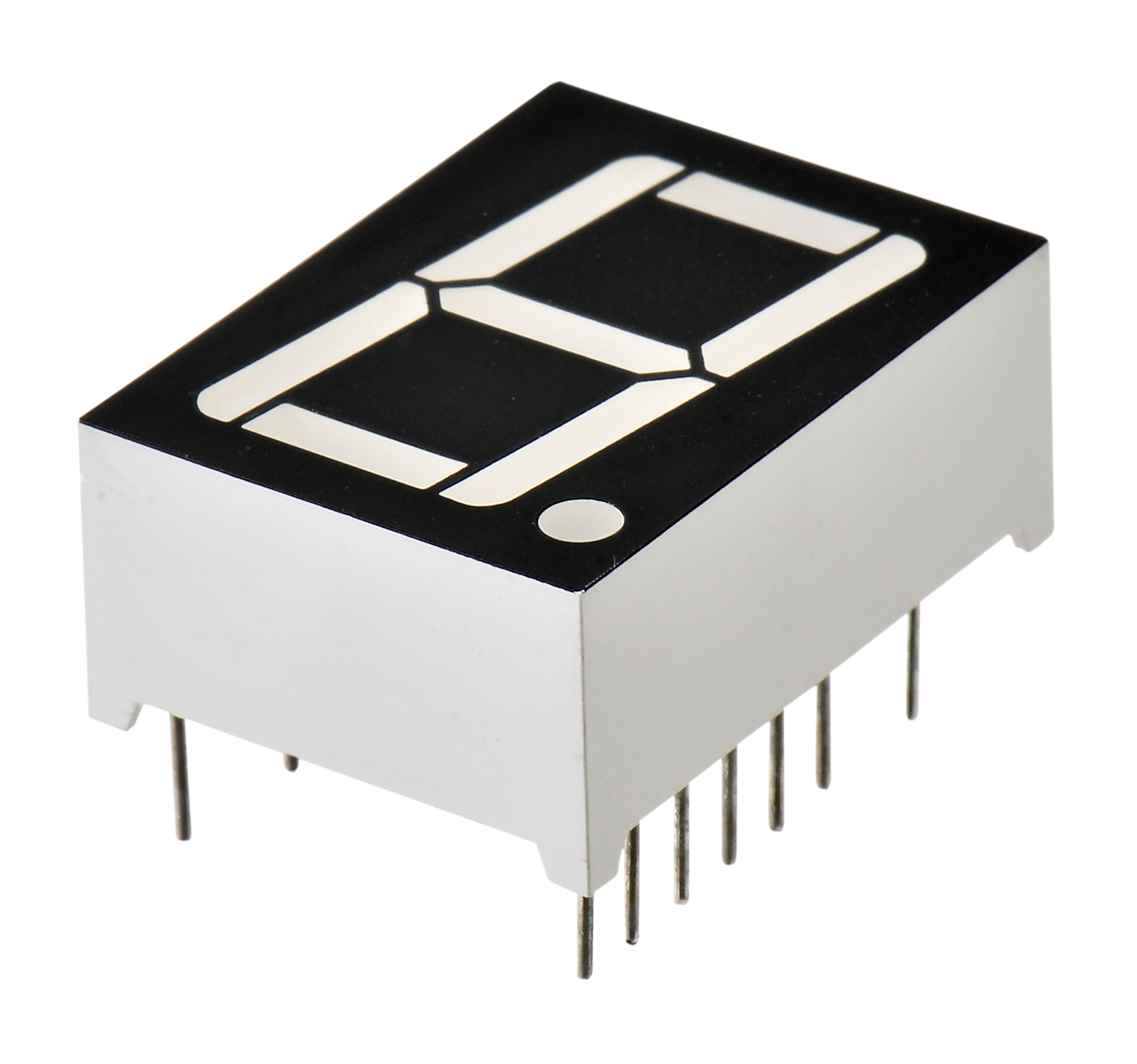 LED Display 7-segment Single Digit 0.36" Super Red Color Common Anode ...