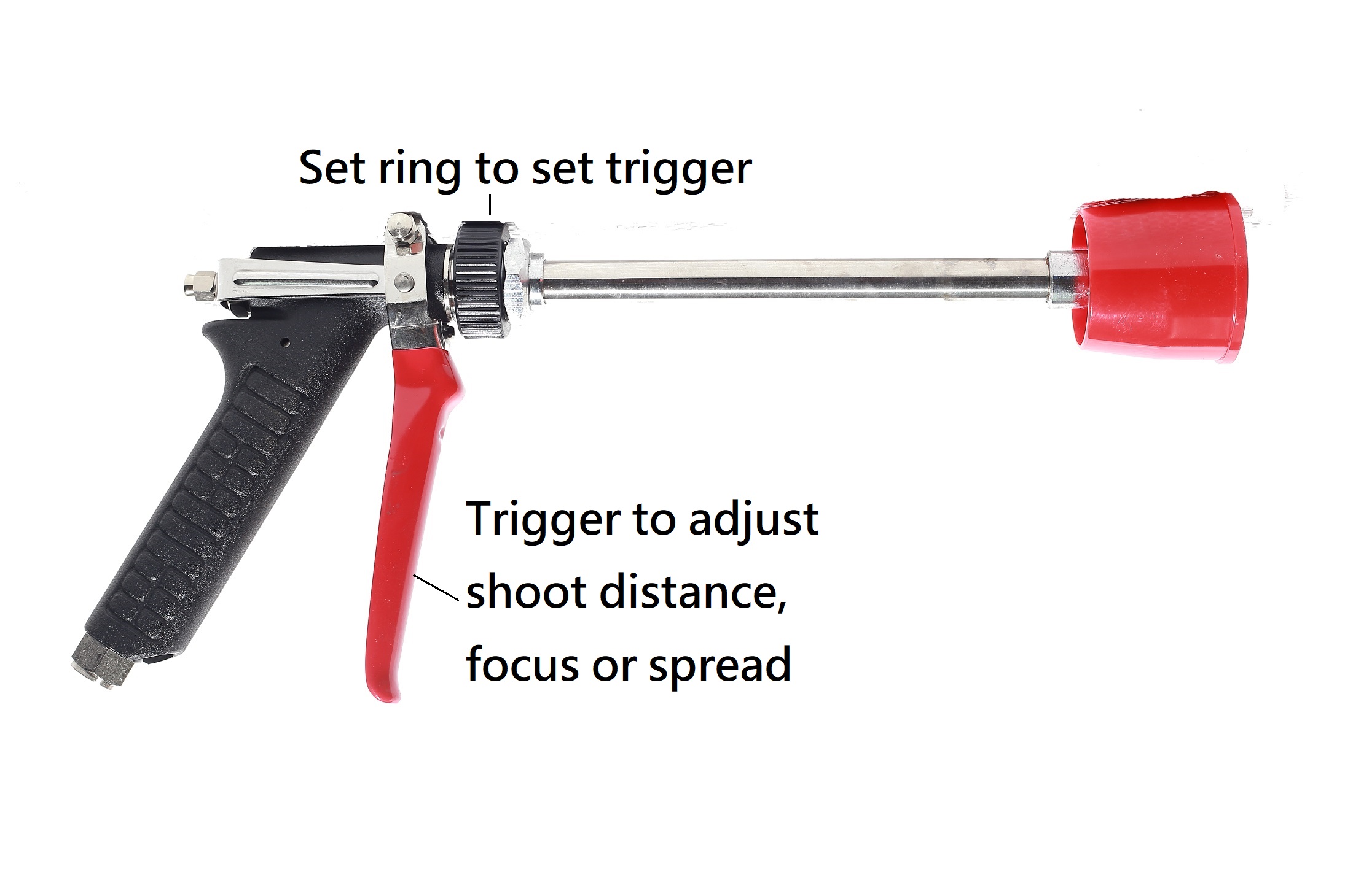 Handy 30cm brass alloy short spray gun for high pressure, long shoot ...