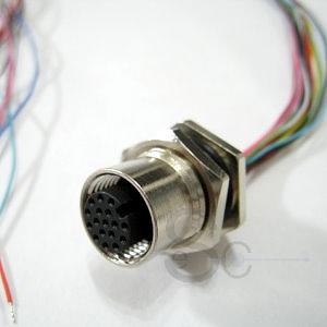 M12 17 Pin Female to OPEN cable; Sensor Cables; Waterproof cables ...