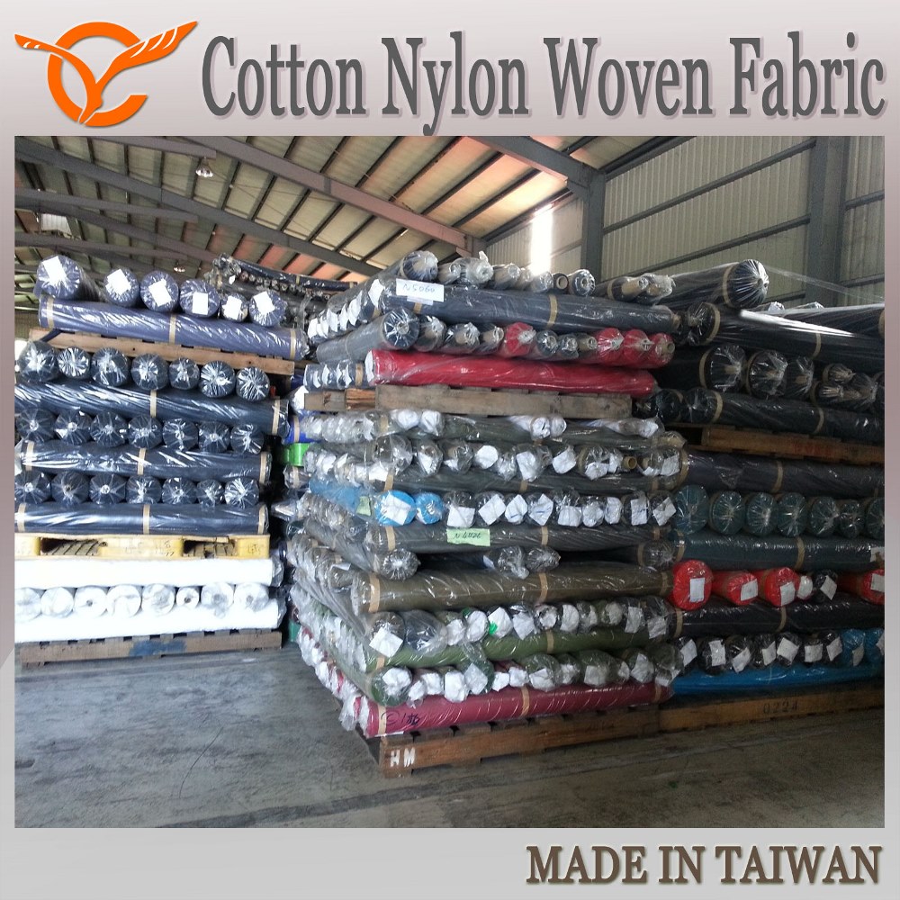 Cotton Nylon Spandex Blend Woven Fabric Dead Stock Fabric | Taiwantrade