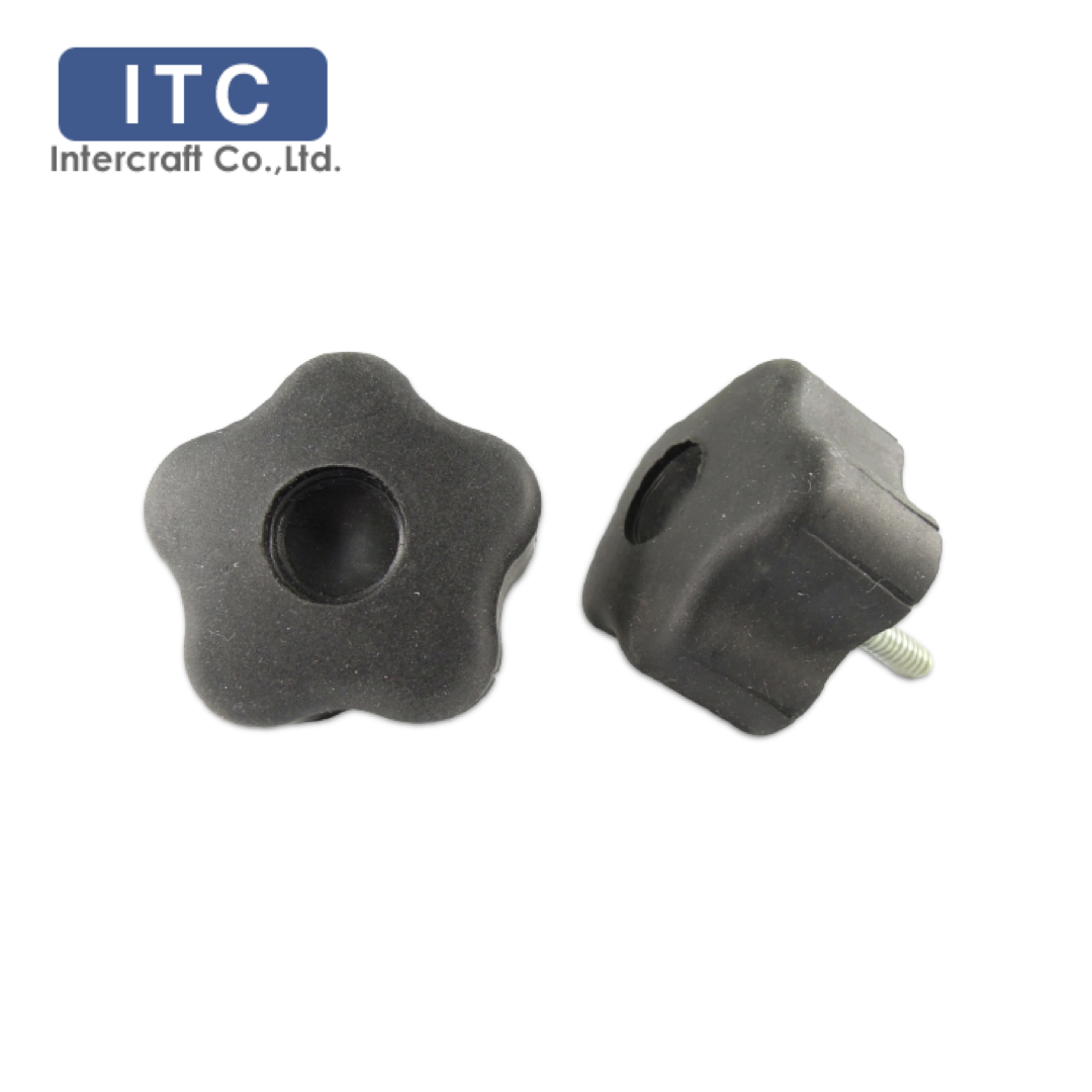 Soft Touch Lobe Knob, Bolts with Plastic Handles | Taiwantrade