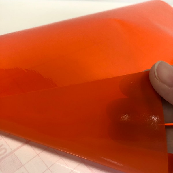 Coloured Gloss Transparent Window Film - Orange | Taiwantrade