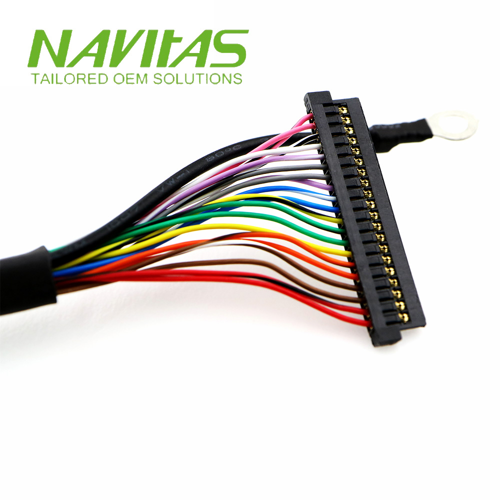 Hirose DF13 40pin 1.25mm Pitch to JAE FI 20pin 1.25mm Pitch Custom LVDS ...