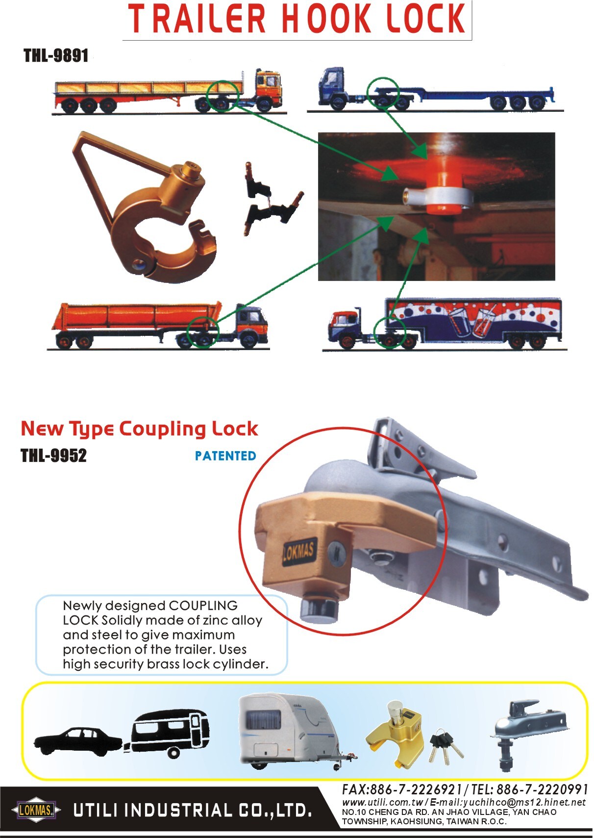 Trailer locks | Taiwantrade