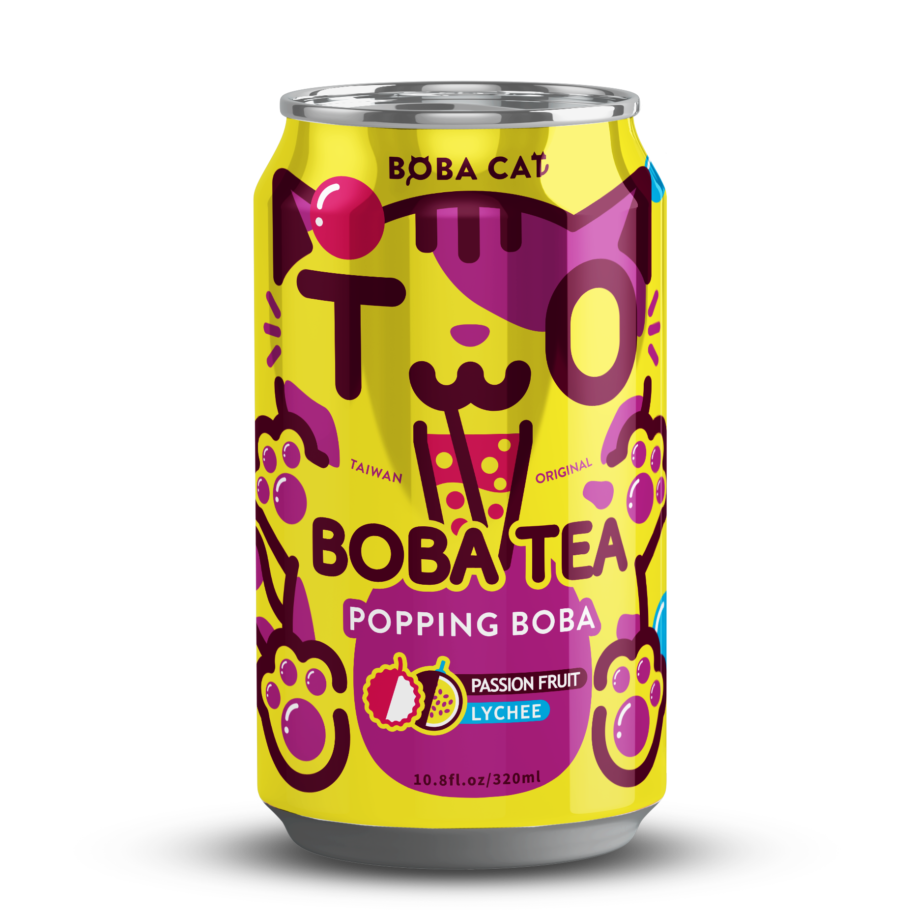 BOBACAT PASSION FRUIT AND LYCHEE BOBA TEA | Taiwantrade