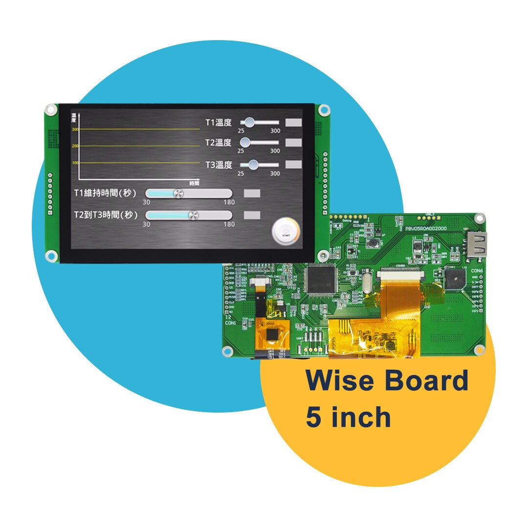 Smart Display-Wise Board 5" / 7" ARM CORTEX A9 | Taiwantrade