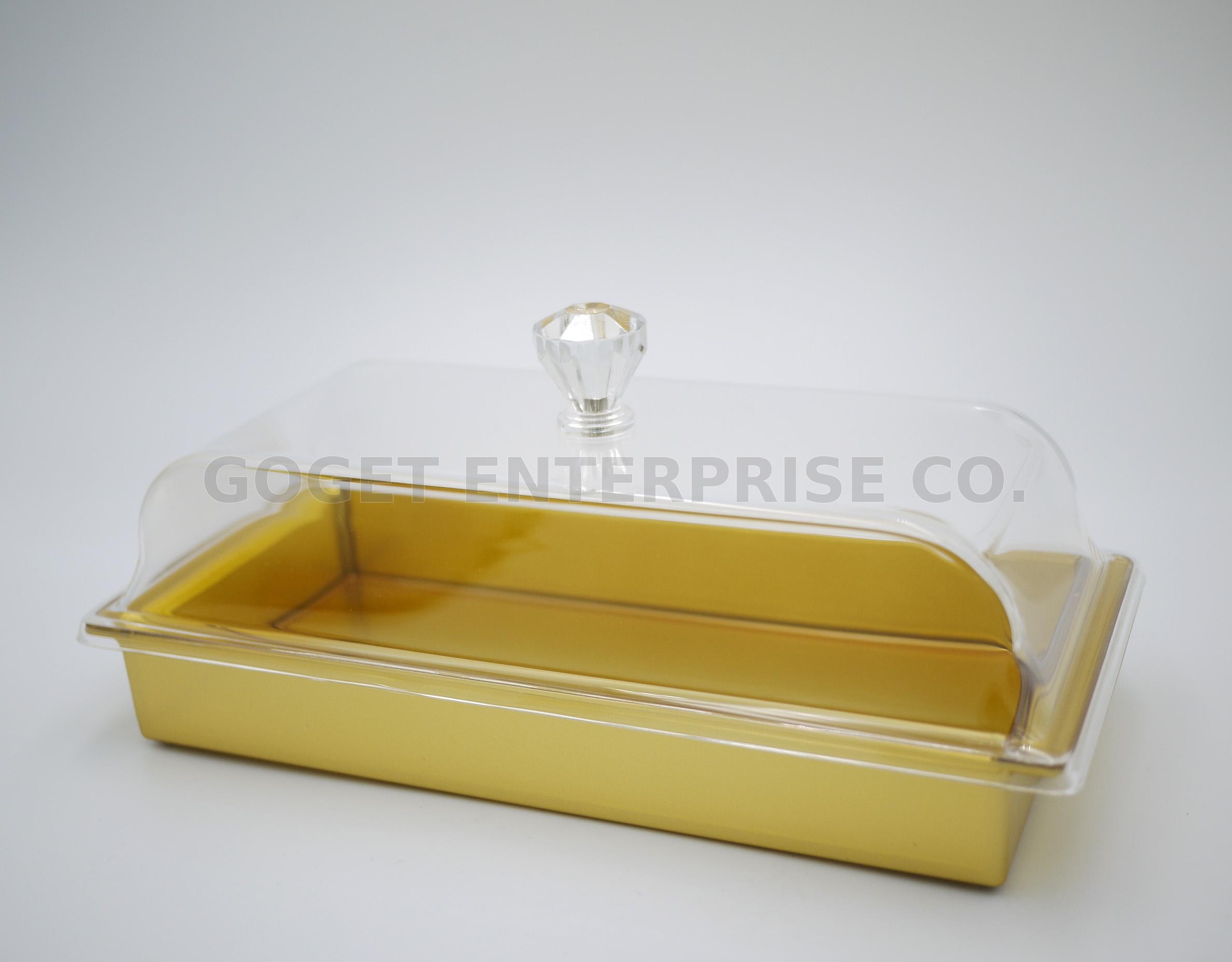 Acrylic Cheese box, with diamond-shaped handle | Taiwantrade