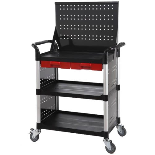 3 Layers Tool Cart W/ Drawers and Fence | Taiwantrade