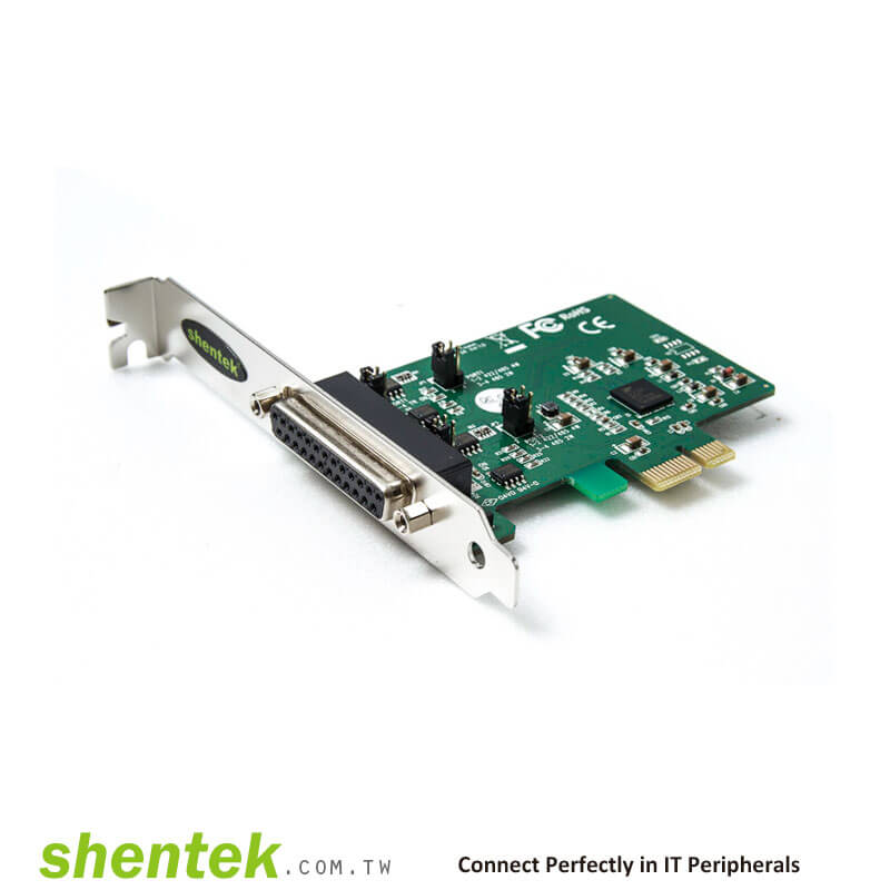 Shentek 52004 Serial RS485 RS422 2 Port PCIe Card 2 4 Wire Low Profile ...