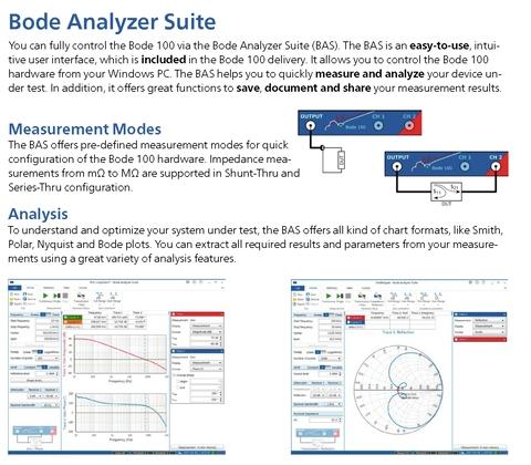 Frequency Response, Bode Plot, Vector Network Analyzer, Gain Phase Meter, Impedance Meter, Bode ...