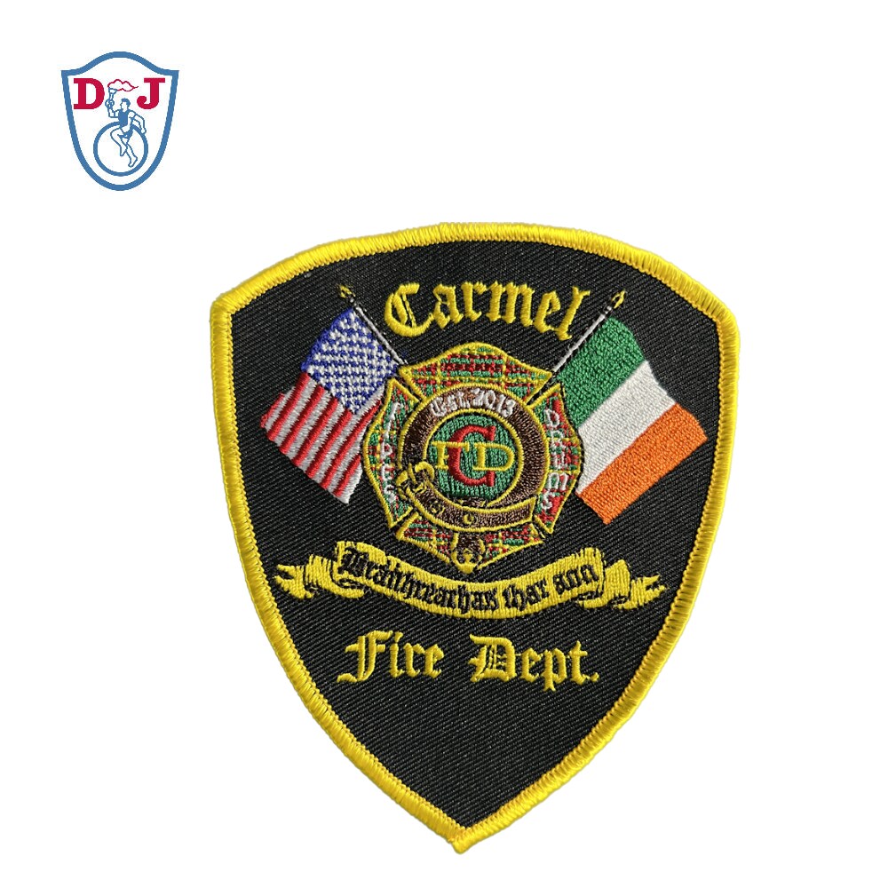 Custom Made Twill Embroidery Fire Fighter Patches Manufacturer ...