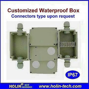 Outdoor Waterproof Box and Enclosure , built in RJ45 / USB / HDMI Connector