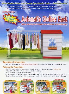 Solar-Powered Automatic Clothes Rack | Taiwantrade