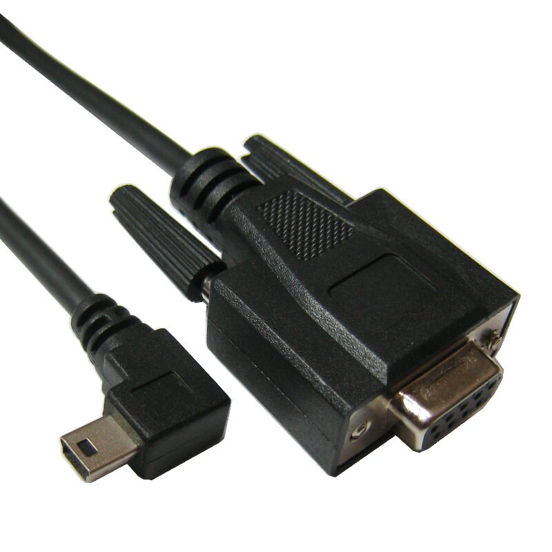 D-SUB 9PIN FEMALE TO 90 Deg MINI USB 5PIN MALE CABLE | Taiwantrade
