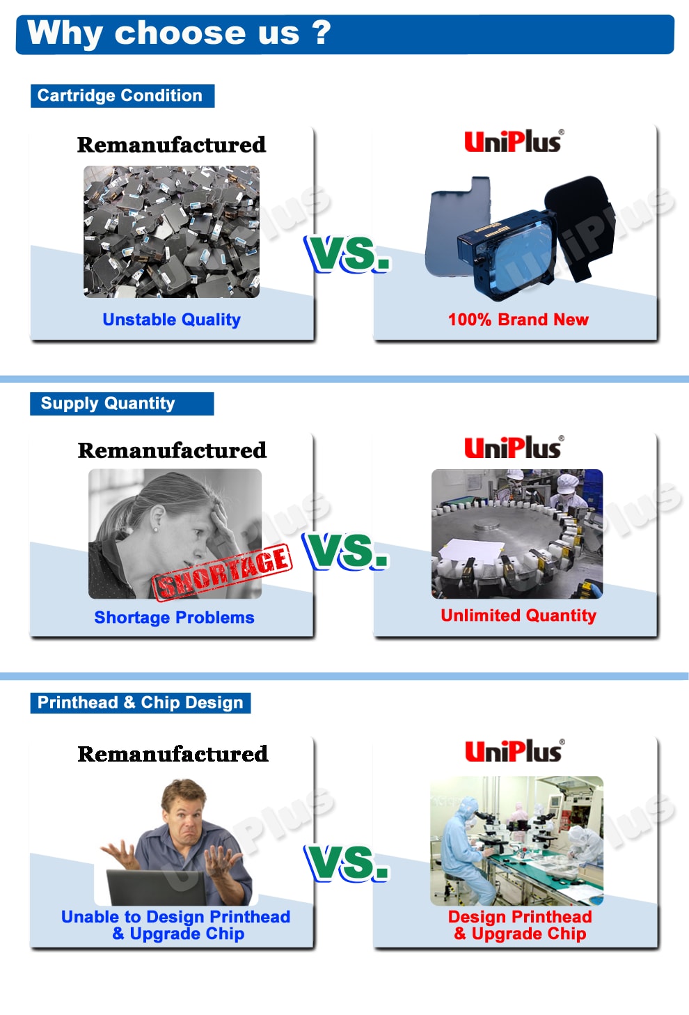 Compatible TIJ Ink Cartridges for HP 45 51645 | UNIPLUS TECHNOLOGY ...