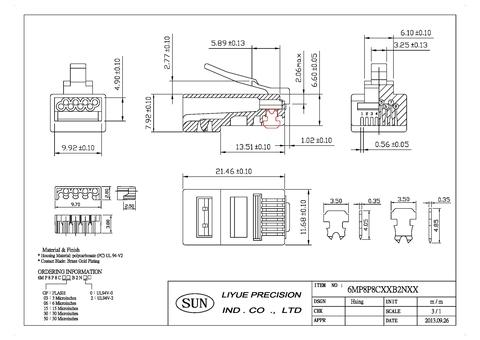 Cat-6 RJ45 Plug | LIYUE PRECISION IND, CO., LTD.