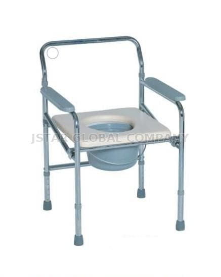 Commode Chair w/ PE seat | Taiwantrade
