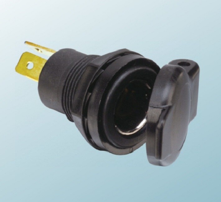 12mm Outlet Socket W/ Protective Cap, Vertical / Parallel Terminal ...