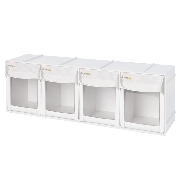 4 Drawers Bins Plastic Tilt Out Box | Taiwantrade