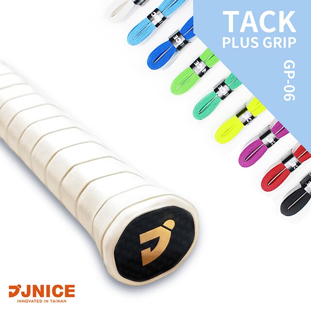 JNICE GP-06 0.6mm Tacky Feel Overgrip Racket Grip Tape | Taiwantrade