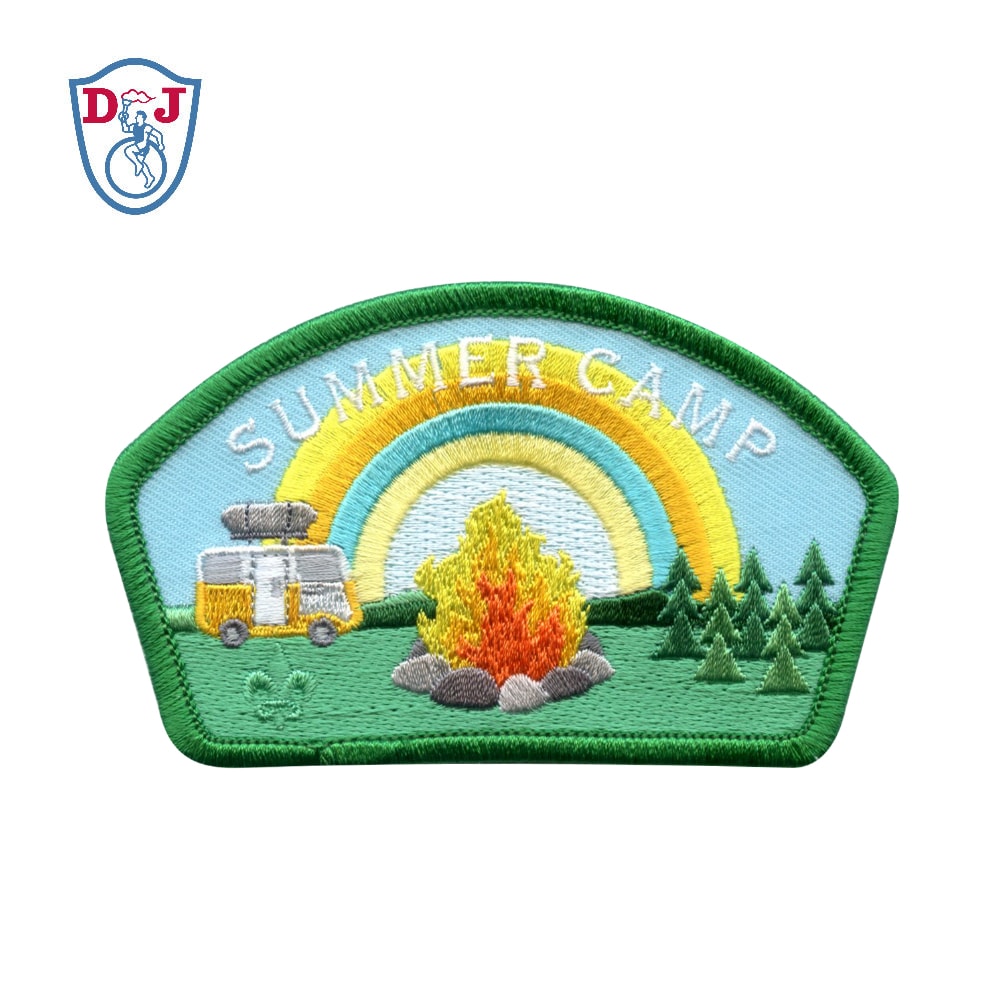 Twill Fabric Patch Scouts logo patch | Taiwantrade